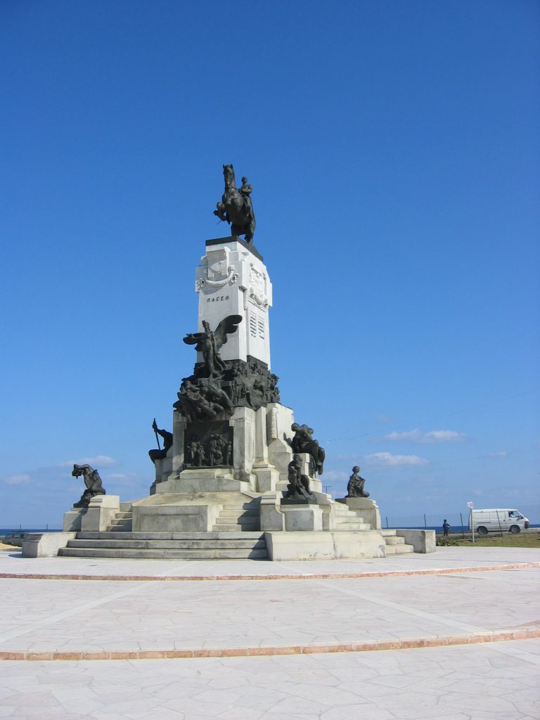 Equestrian statue of Antonio Maceo in Havana Cuba