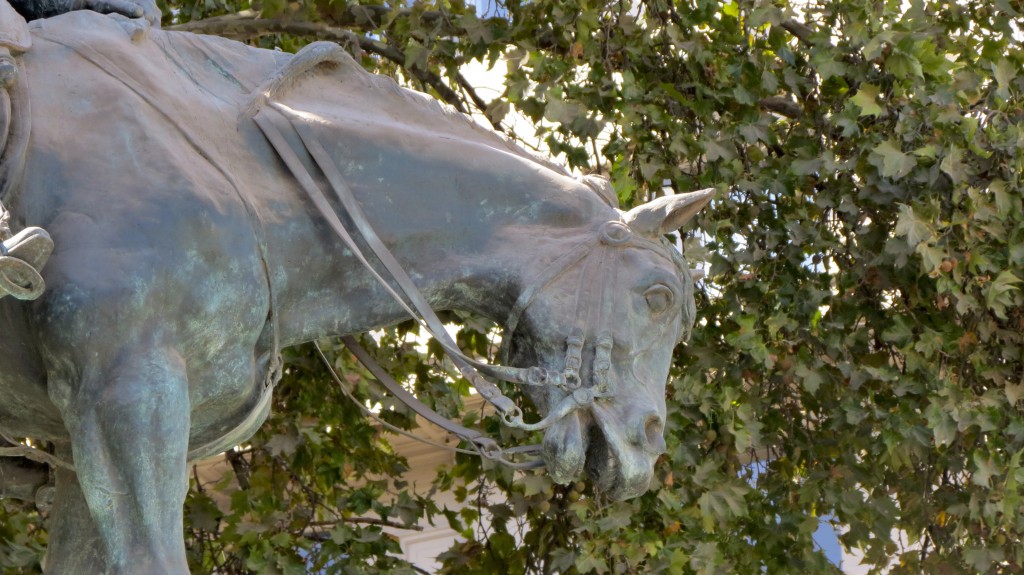 Equestrian statue of Manuel Bulnes in Santiago de Chile Chile