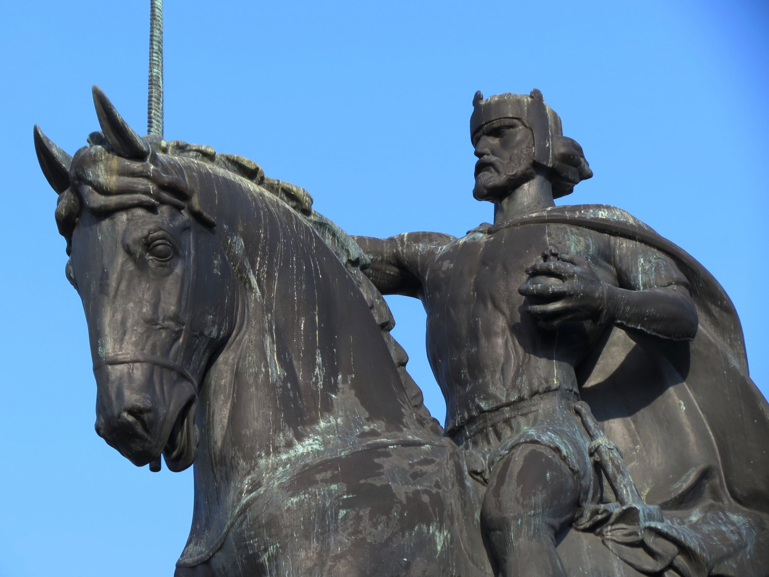Equestrian statue of Tomislav in Zagreb Croatia