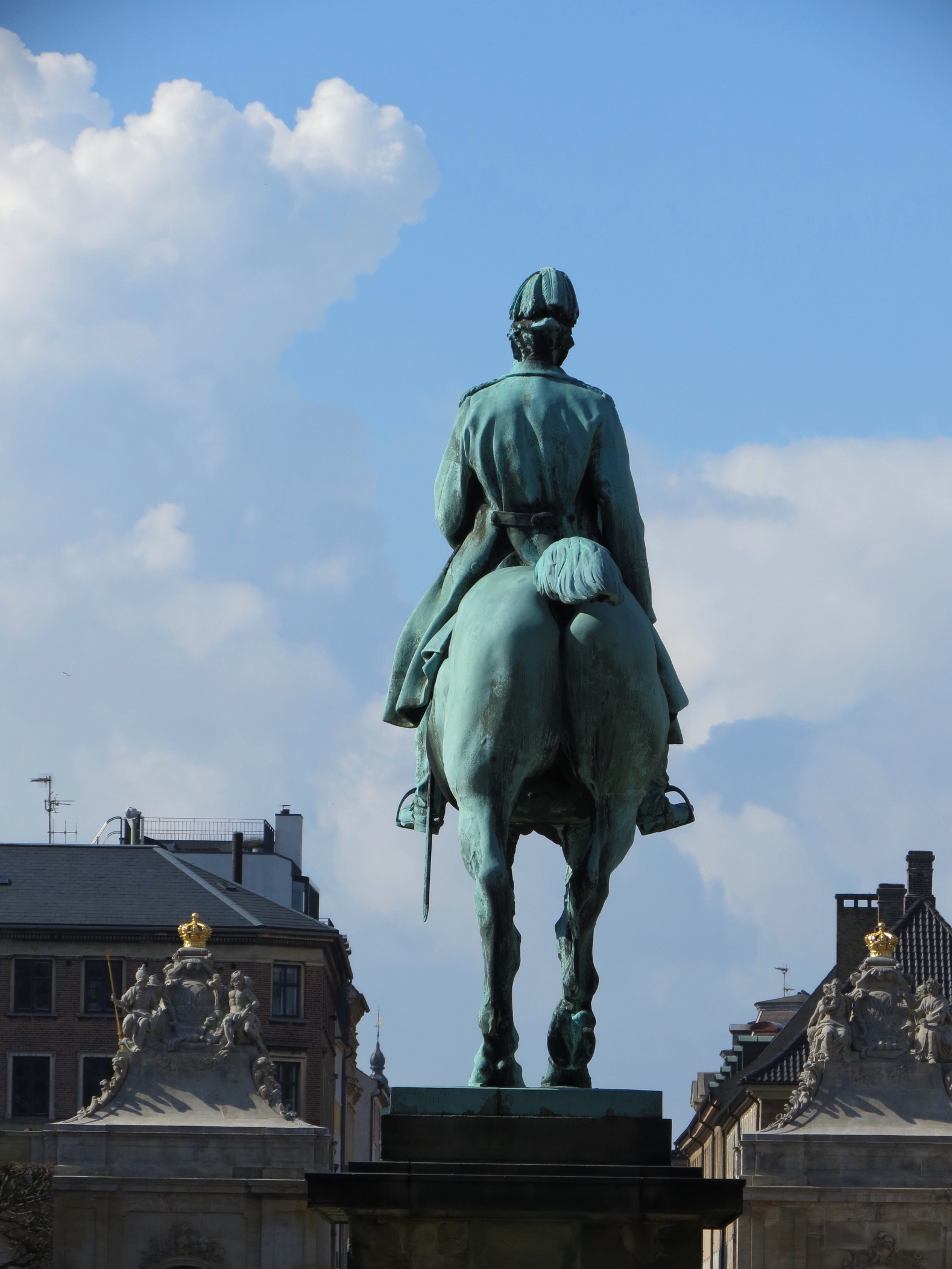 Equestrian statue of Christian IX in Copenhagen Denmark