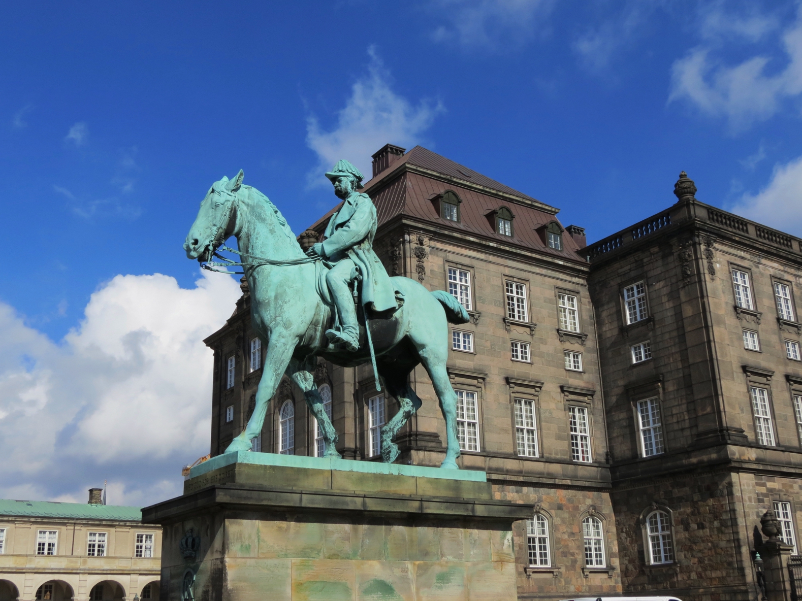 Equestrian statue of Christian IX in Copenhagen Denmark