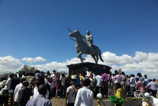 Equestrian statue of Sayid Abdullah Hassan in Jigjiga Ethiopia