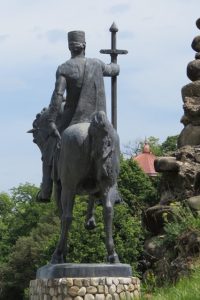 Equestrian statue of Erekle II in Telavi Georgia