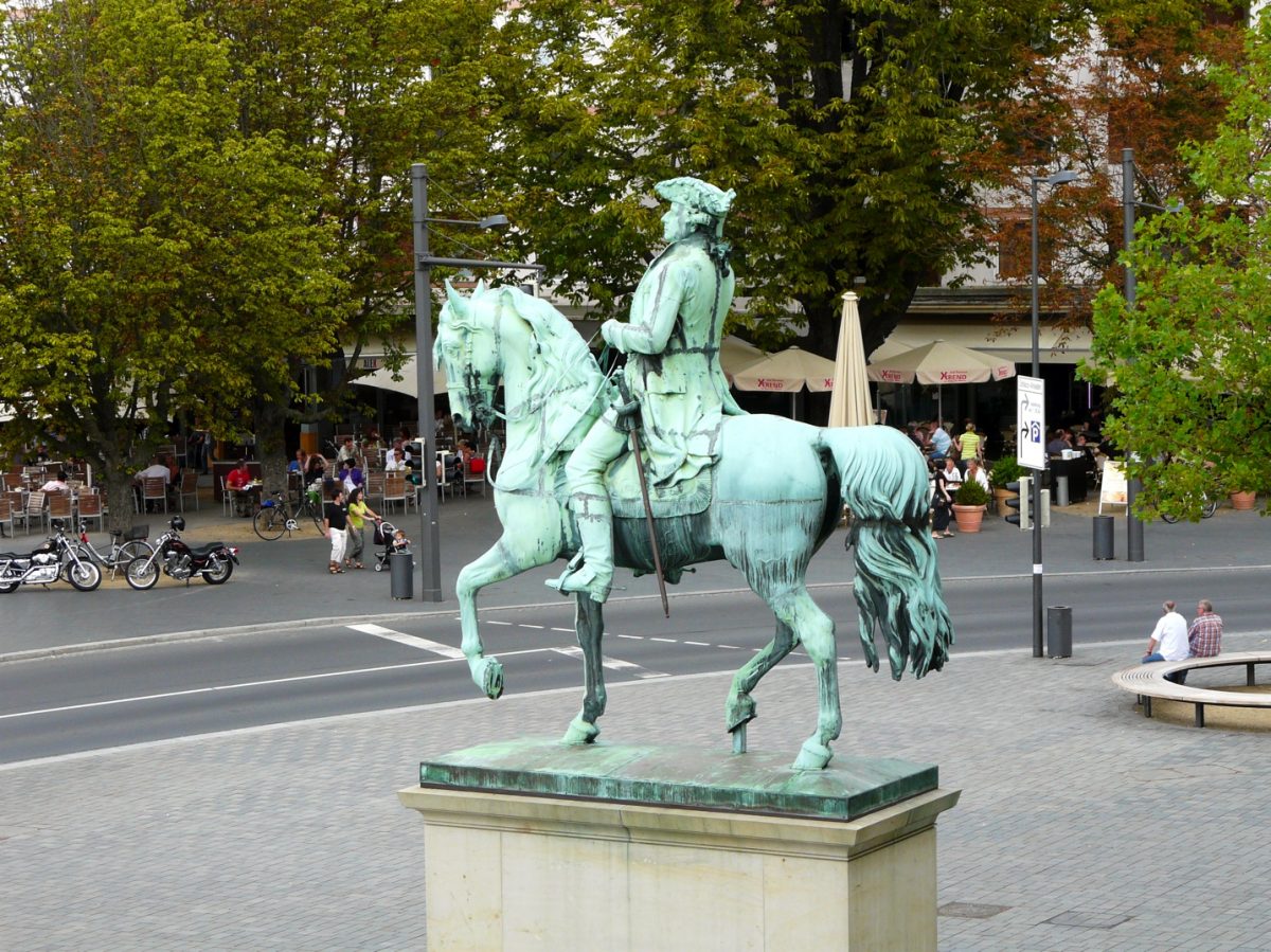 Equestrian statue of Herzog Carl Wilhelm Ferdinand in Braunschweig Germany