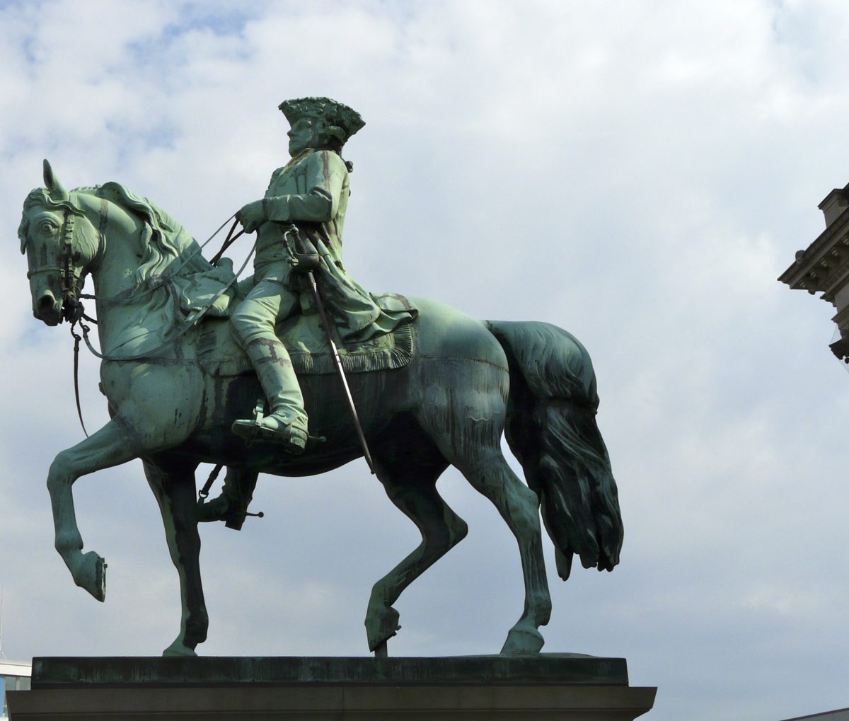 Equestrian statue of Herzog Carl Wilhelm Ferdinand in Braunschweig Germany