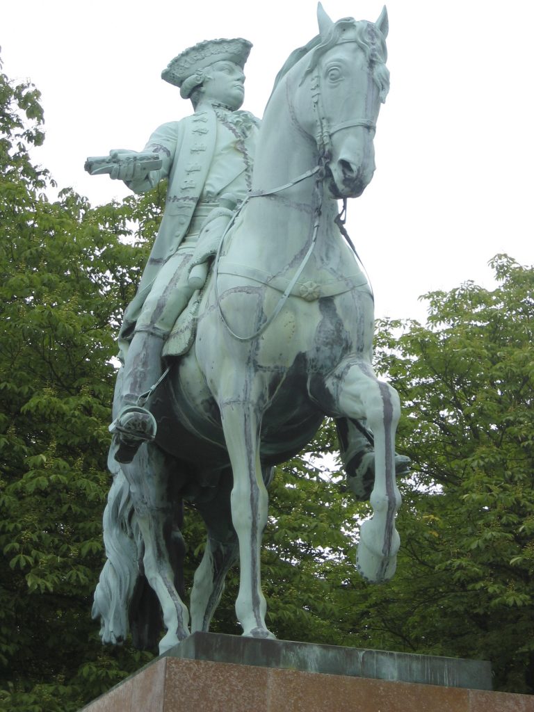 Equestrian statue of Herzog Carl Wilhelm Ferdinand in Braunschweig Germany