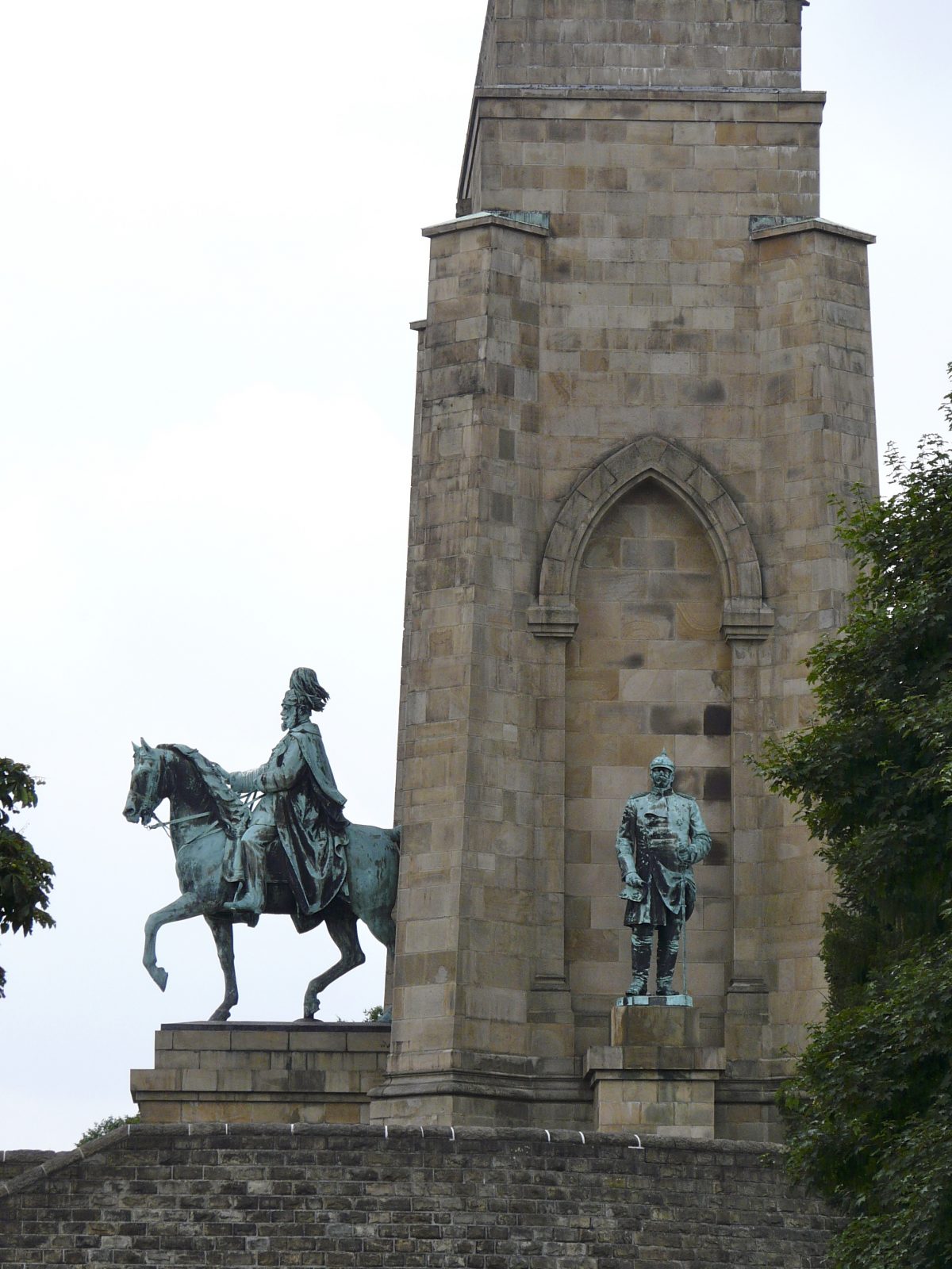 Equestrian statue of Wilhelm I in Dortmund Germany