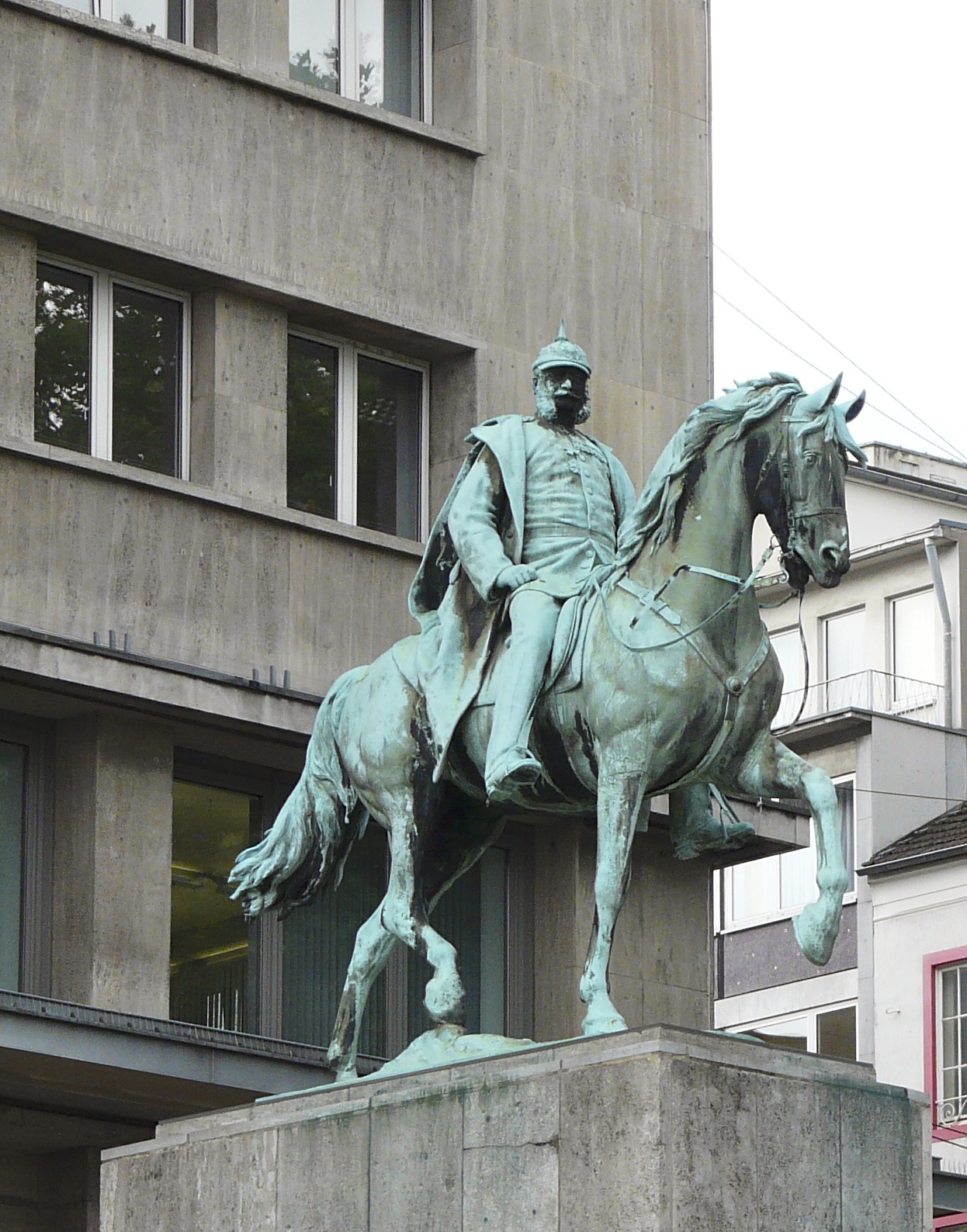 Equestrian statue of Wilhelm I in Essen Germany