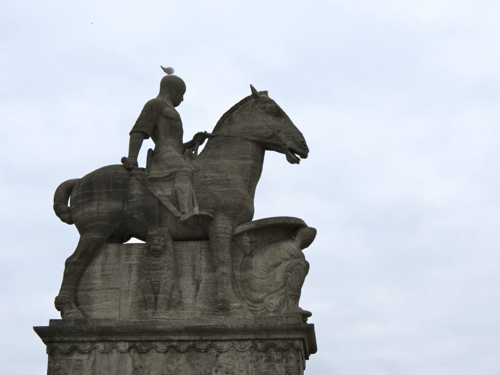 Equestrian statue of Otto I von Wittelsbach in Munich Germany