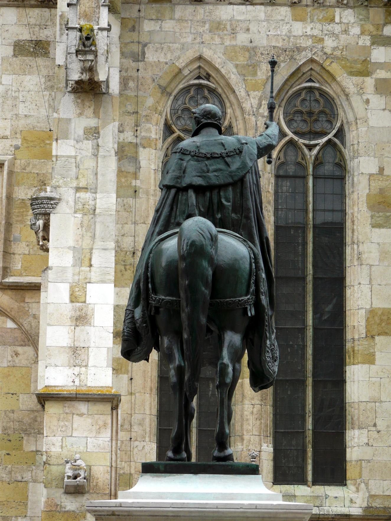 Equestrian statue of Ludwig I in Regensburg Germany