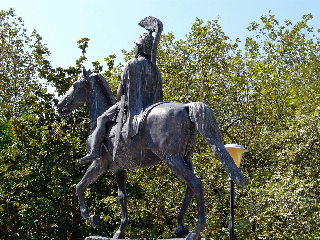 Equestrian statue of Pyrrhus in Arta Greece