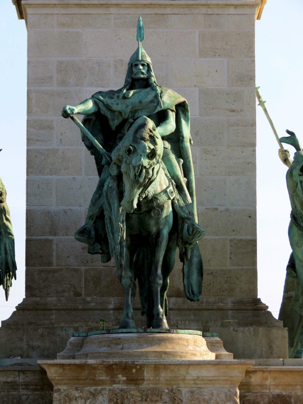 Equestrian statue of Arpad in Budapest Hungary