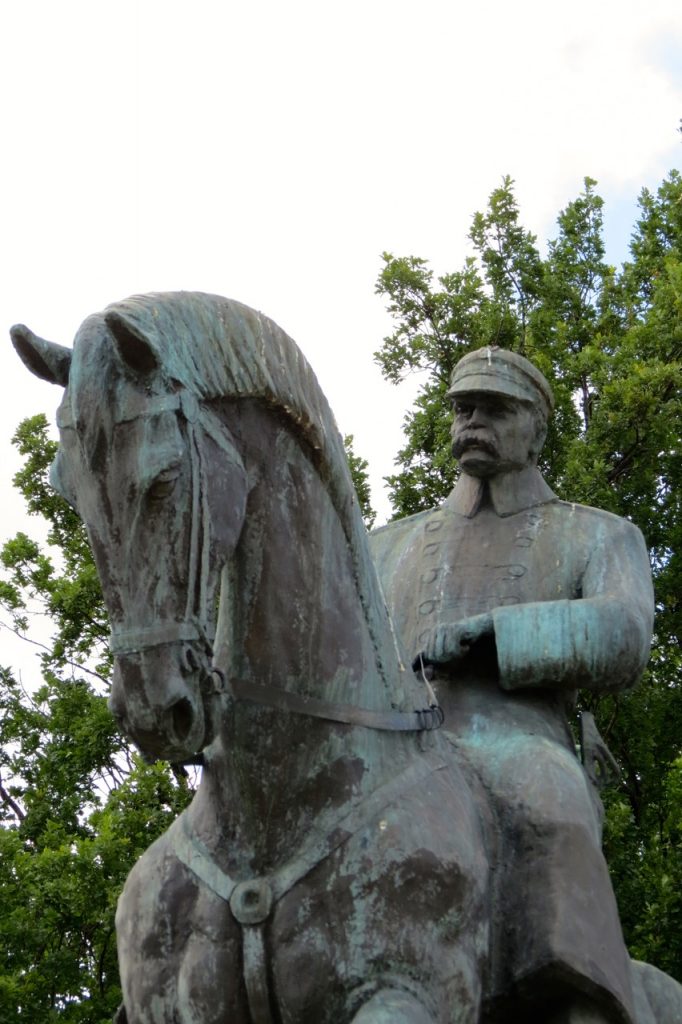 Equestrian statue of Josef Pilsudski in Lublin Poland
