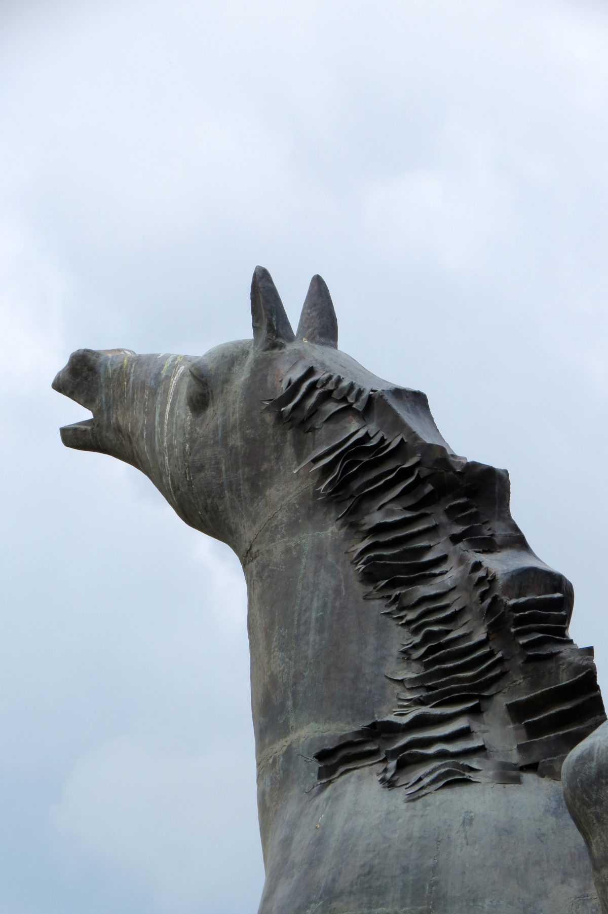 Equestrian statue of Ashot II in Gyumri Armenia