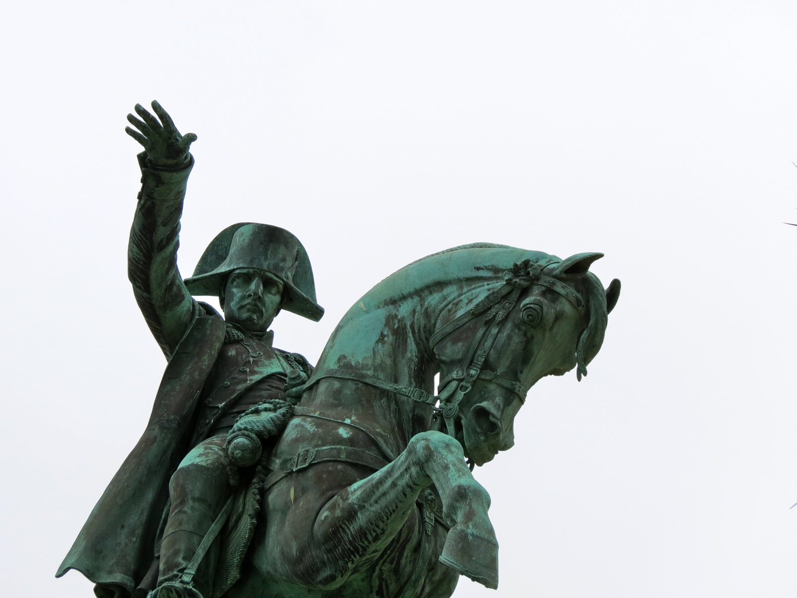 Equestrian statue of Napoléon I in Cherbourg Octeville France