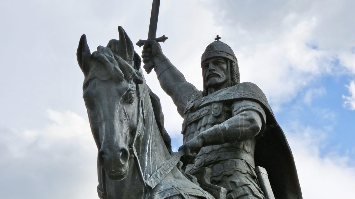 Equestrian statue of Kaloyan in Varna Bulgaria