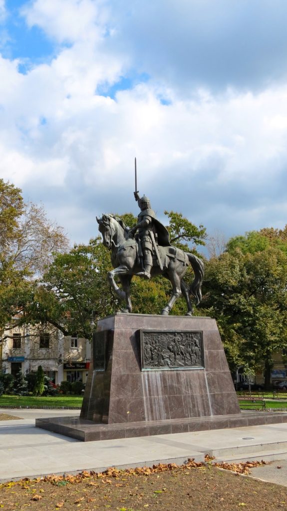 Equestrian statue of Kaloyan in Varna Bulgaria