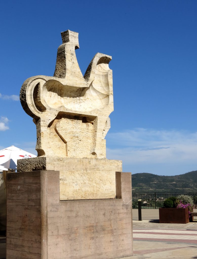 Equestrian statue of Borrell II in Cardona Spain
