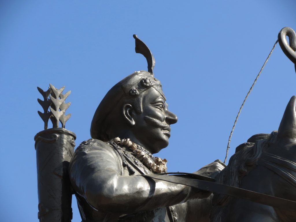 Equestrian statue of Prithviraj Chauhan in Ajmer, Rajasthan India
