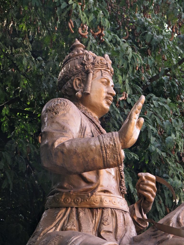 Equestrian statue of Basava in Bangalore, Karnataka India