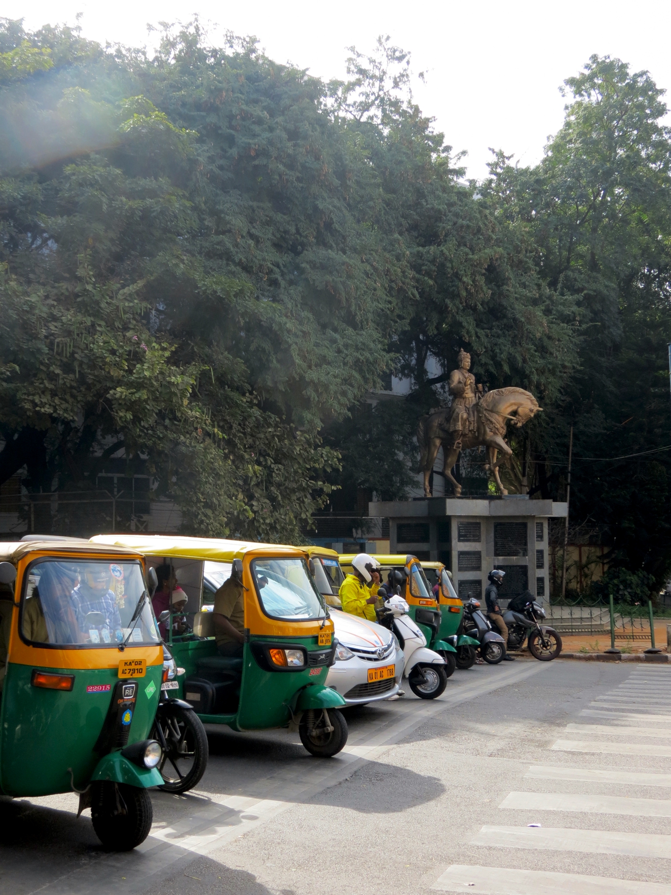Equestrian statue of Basava in Bangalore, Karnataka India