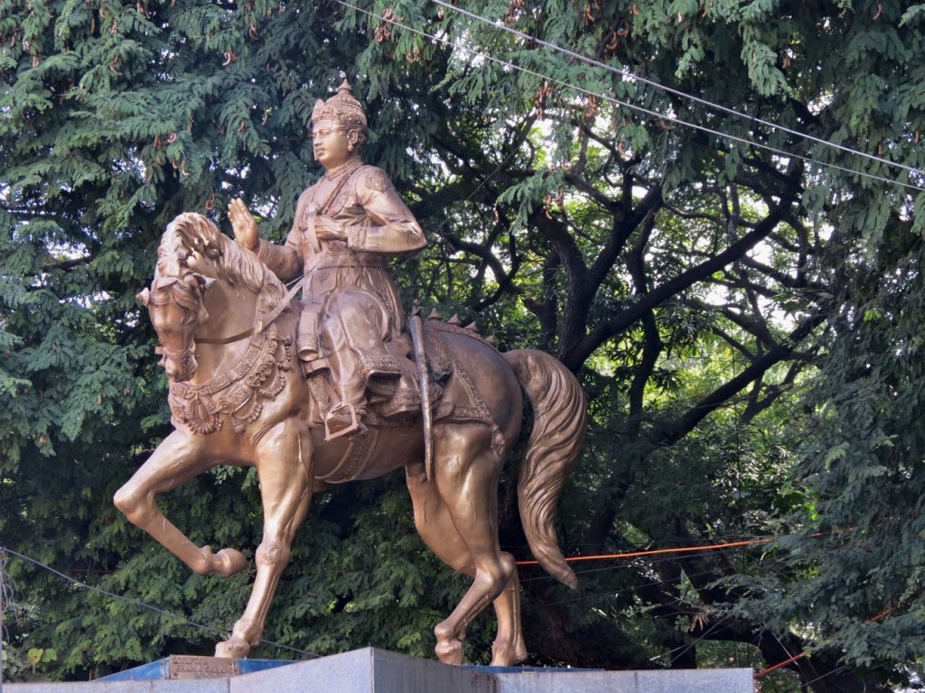 Equestrian statue of Basava in Bangalore, Karnataka India