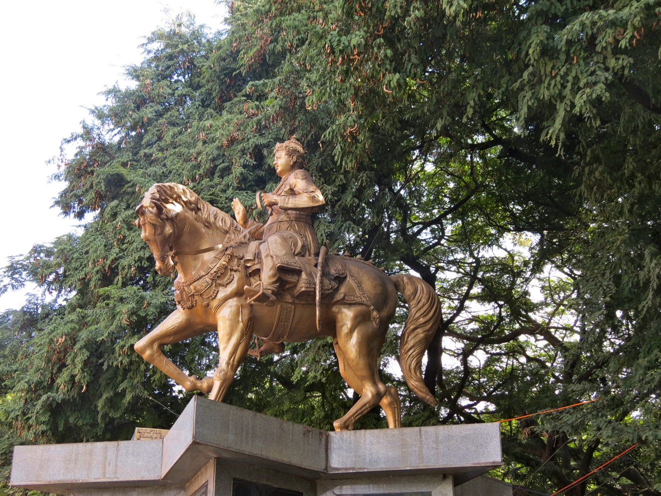 Equestrian statue of Basava in Bangalore, Karnataka India