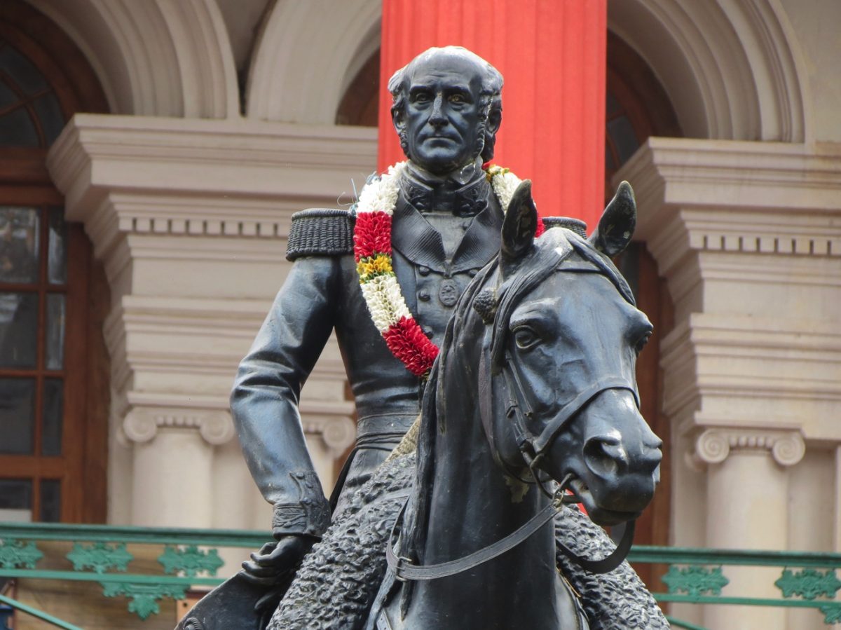 Equestrian statue of Mark Cubbon in Bangalore, Karnataka India