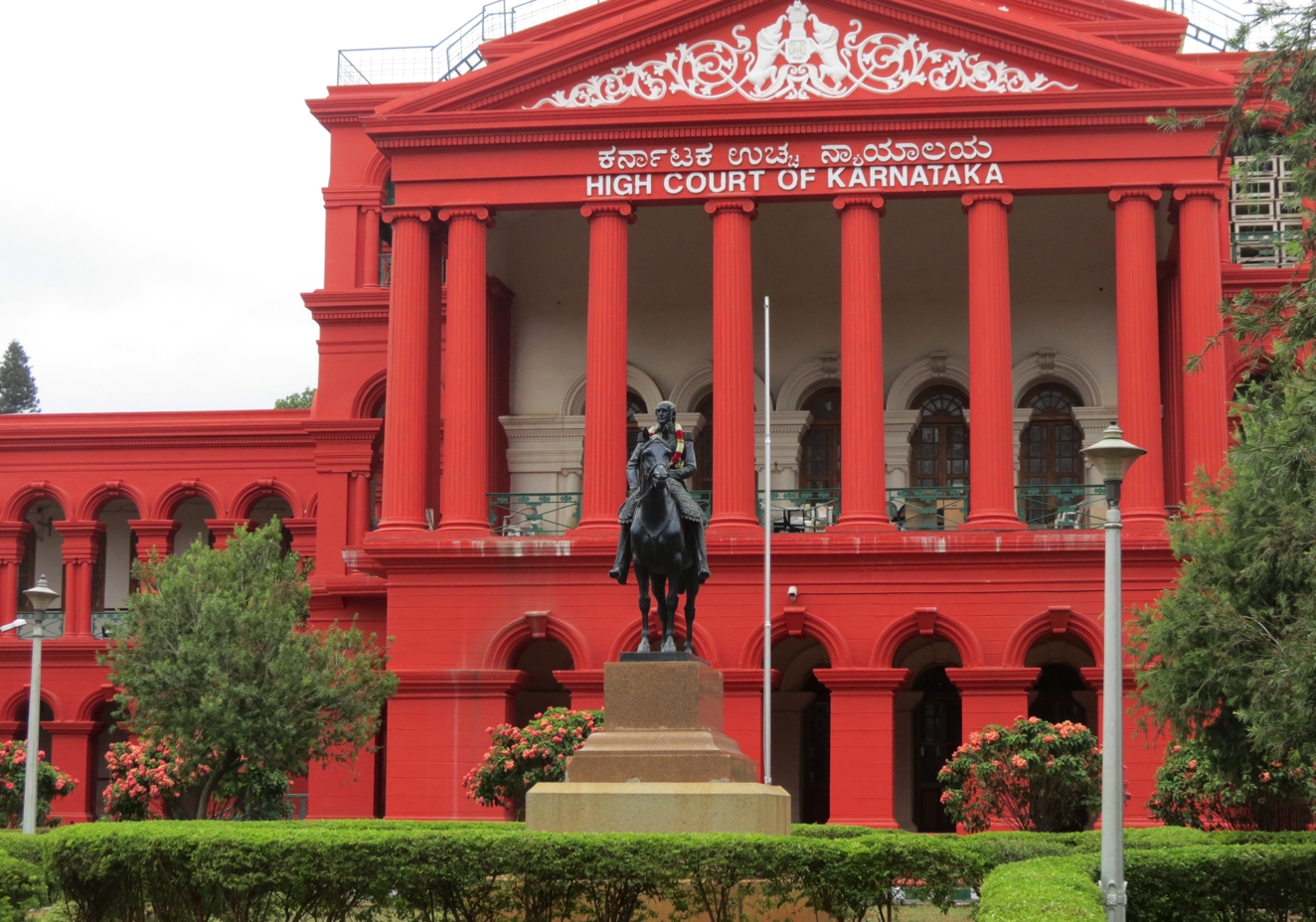 Equestrian statue of Mark Cubbon in Bangalore, Karnataka India