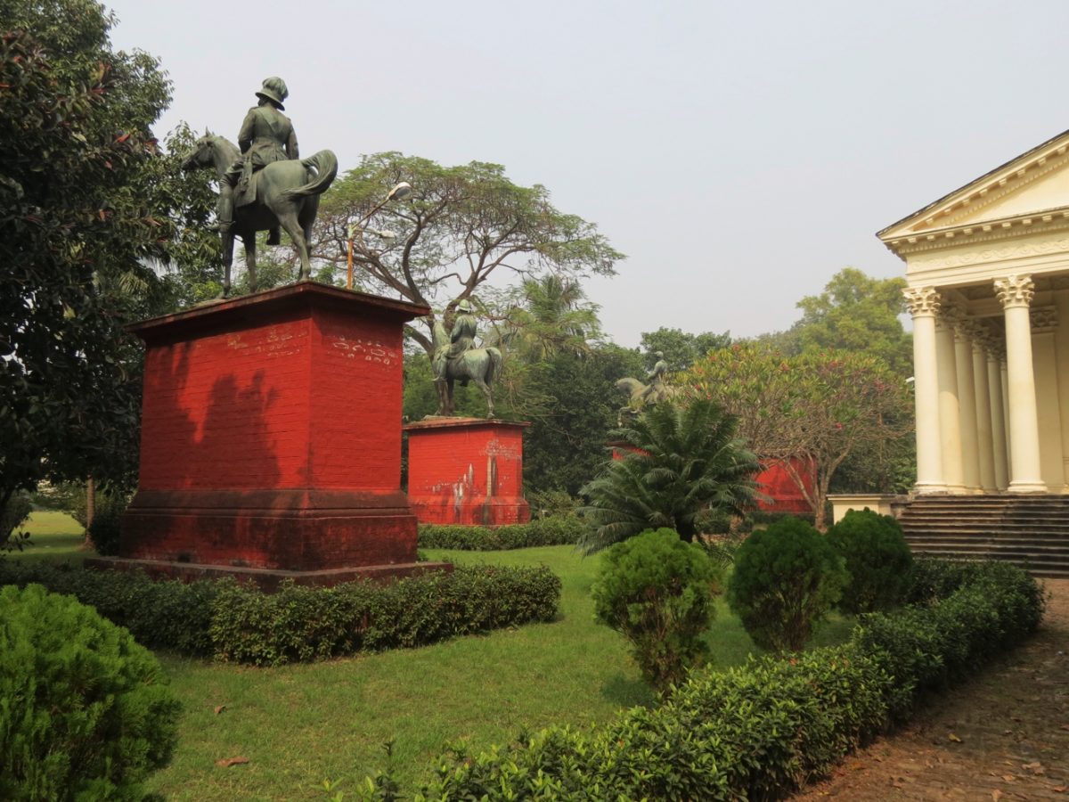 Equestrian statue of Lord Mayo Bourke in Barrackpore, West Bengal India