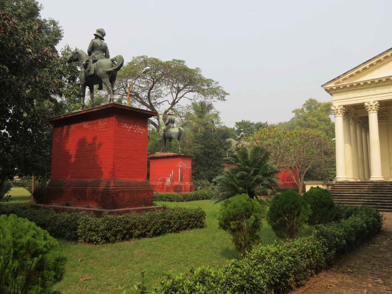 Equestrian statue of Lord Mayo Bourke in Barrackpore, West Bengal India