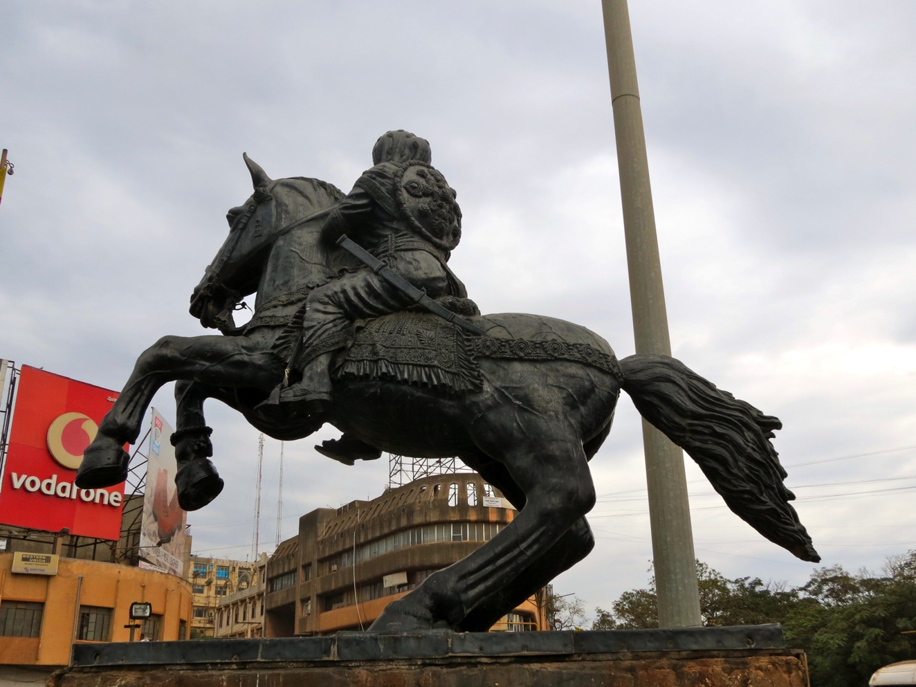 Equestrian statue of Chennamma in Hubli, Karnataka India