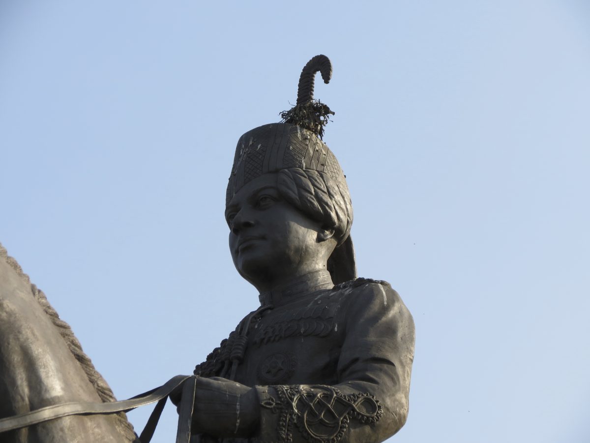 Equestrian statue of Man Singh II in Jaipur, Rajasthan India