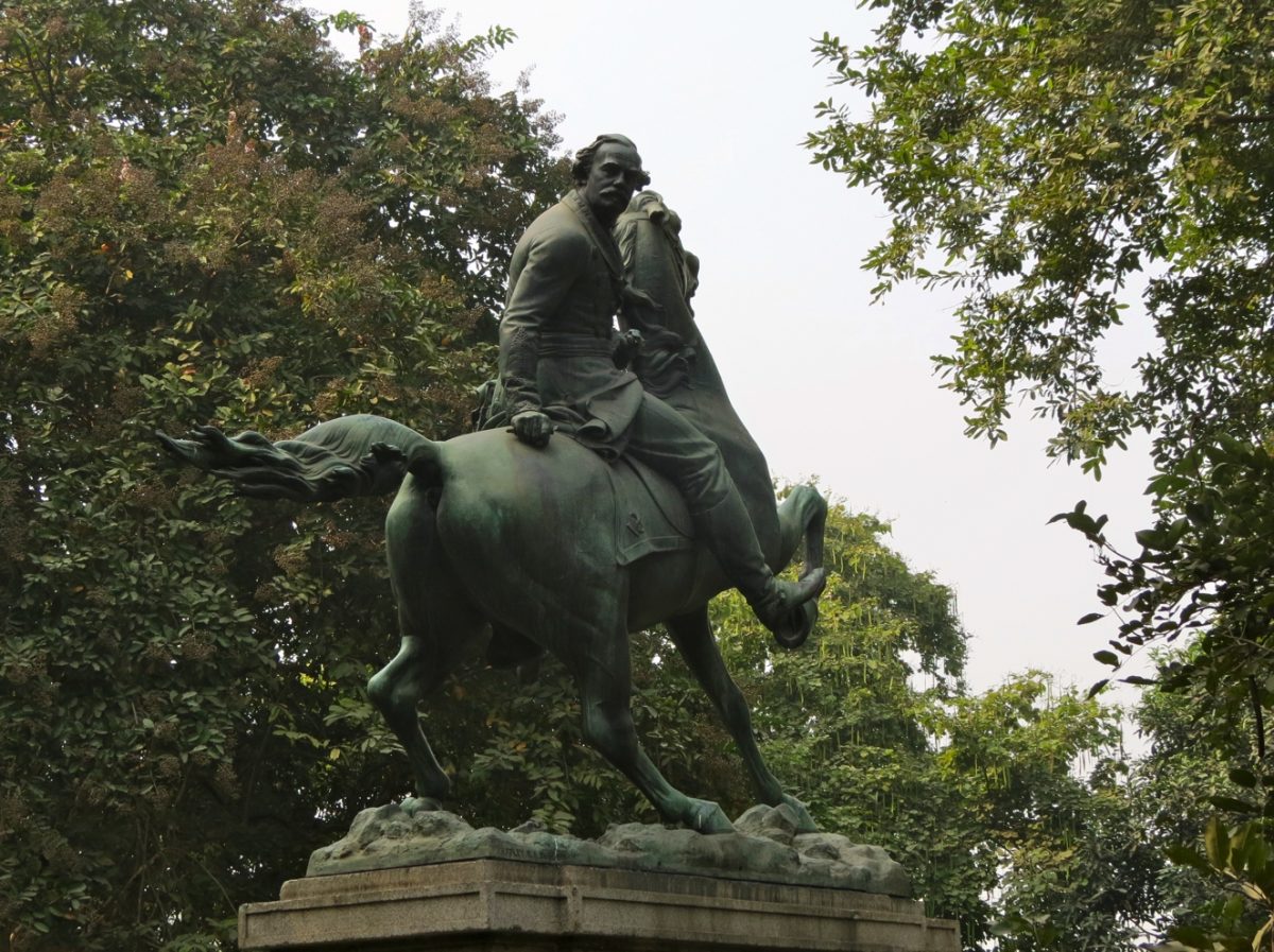 Equestrian statue of James Outram in Kolkata, West Bengal India