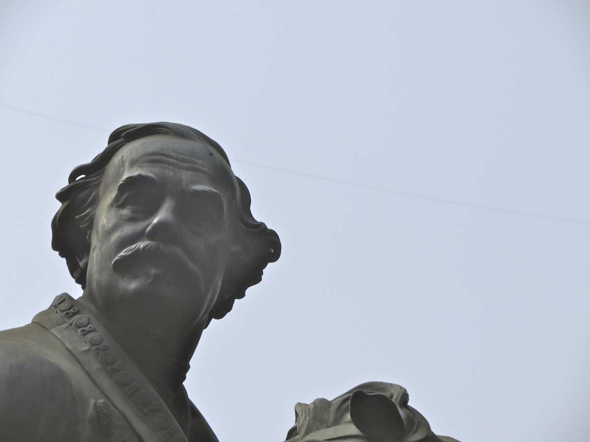 Equestrian statue of James Outram in Kolkata, West Bengal India