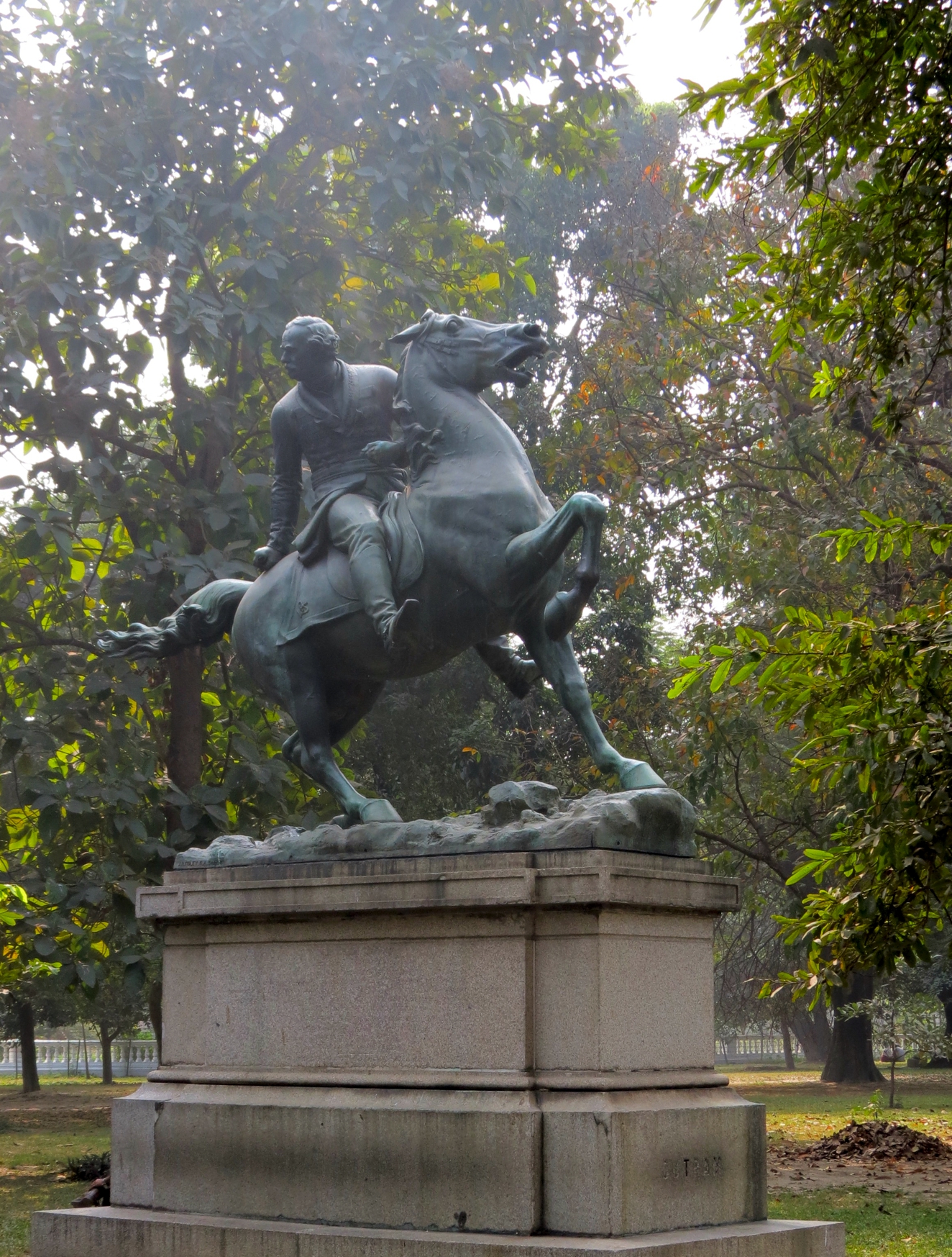 Equestrian statue of James Outram in Kolkata, West Bengal India