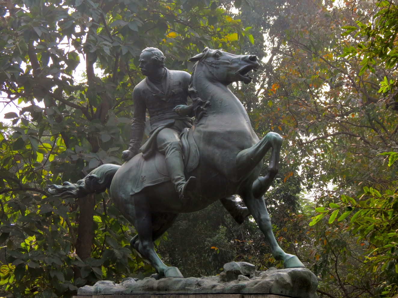 Equestrian statue of James Outram in Kolkata, West Bengal India
