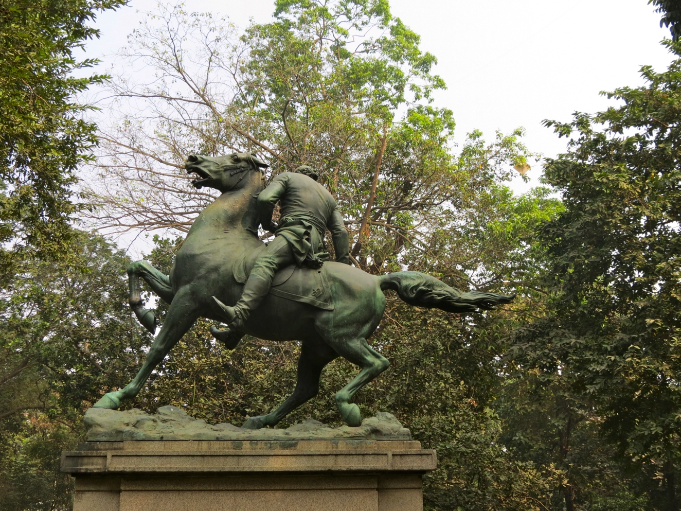 Equestrian statue of James Outram in Kolkata, West Bengal India