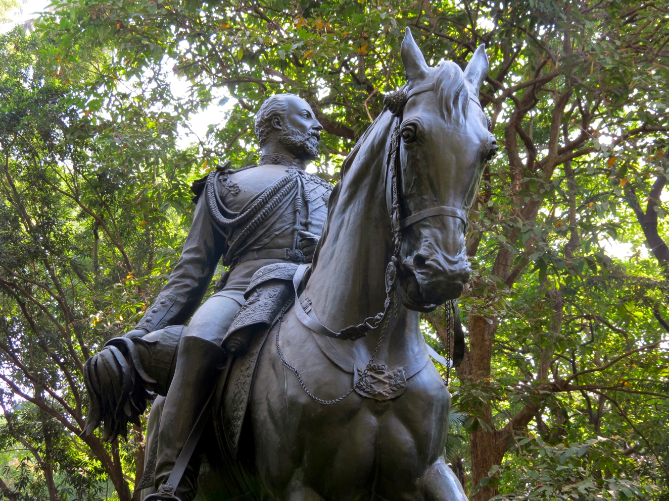 Equestrian statue of Edward VII in Mumbai, Maharashtra India