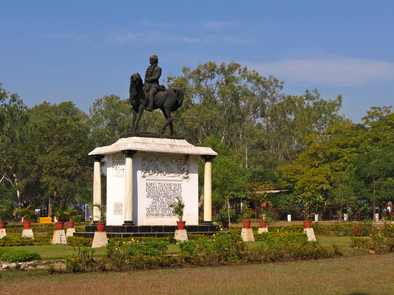 Equestrian statue of Roberts of Kandahar and Waterford in Deolali ...