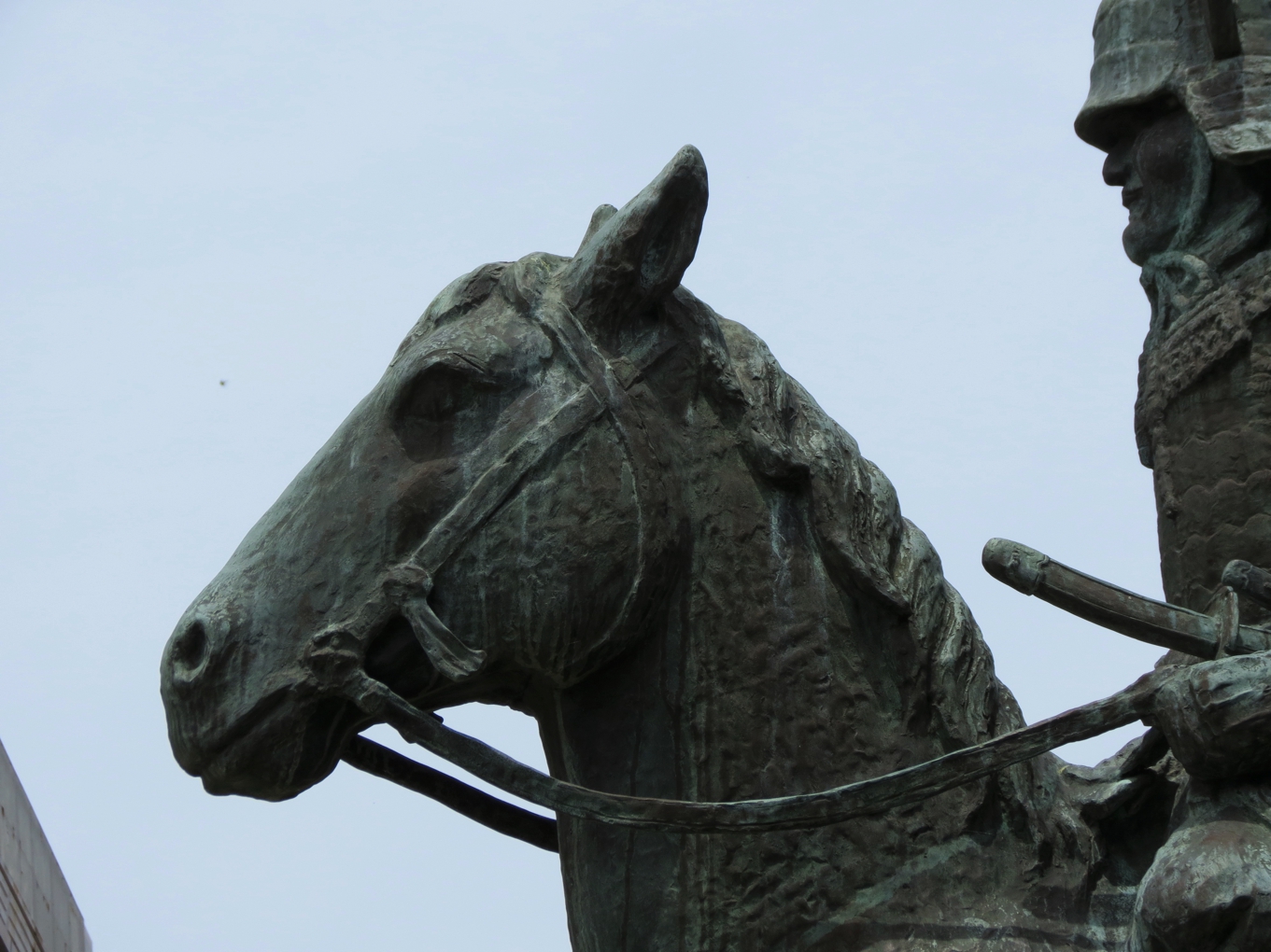 Equestrian statue of Ii Naomasa in Hikone Japan