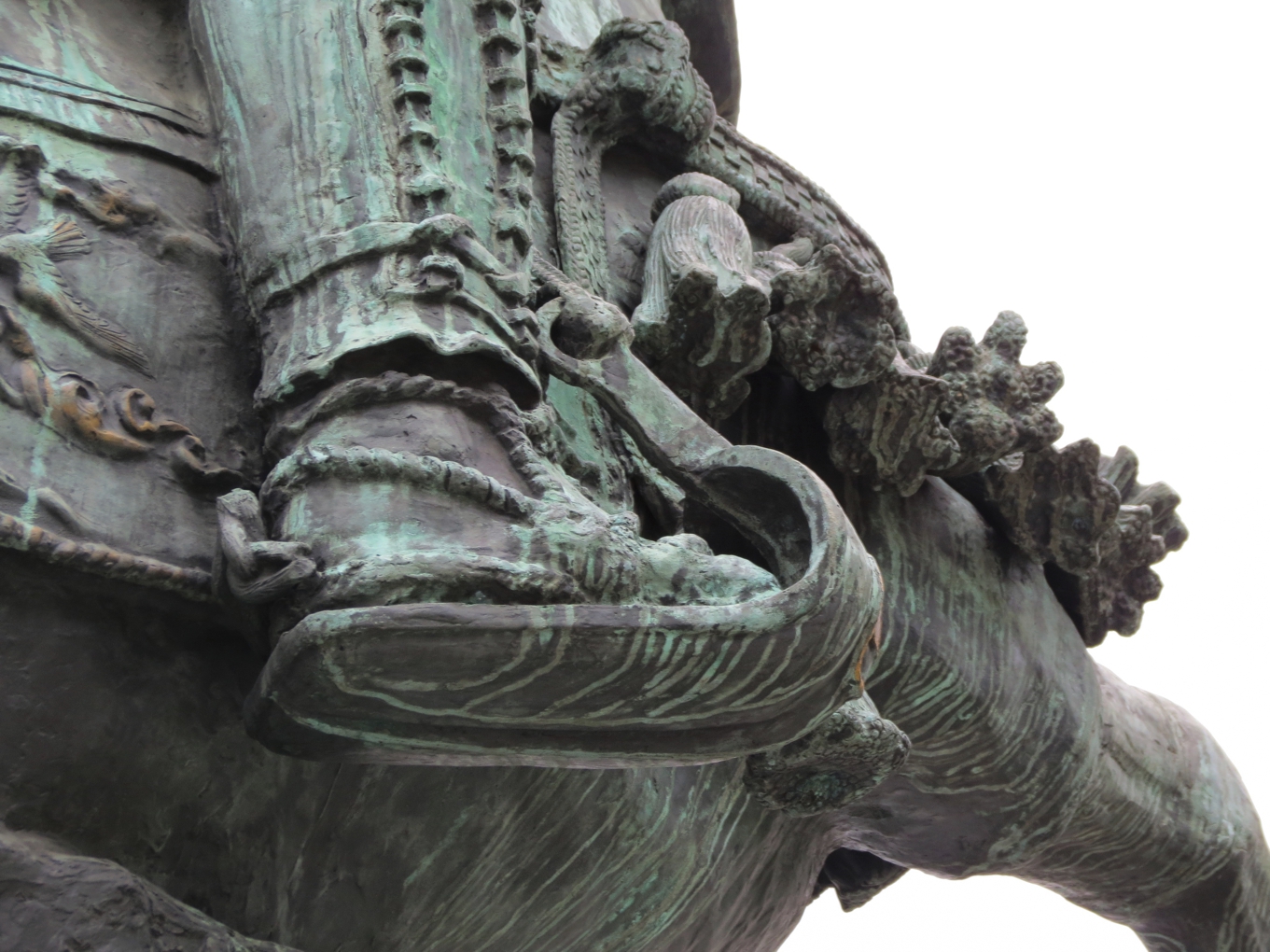 Equestrian statue of Hojó Soun in Odawara Japan