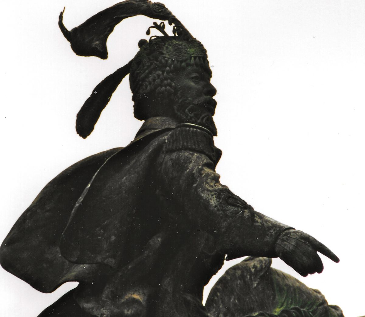 Equestrian statue of Chandra Shamsher in Kathmandu Nepal