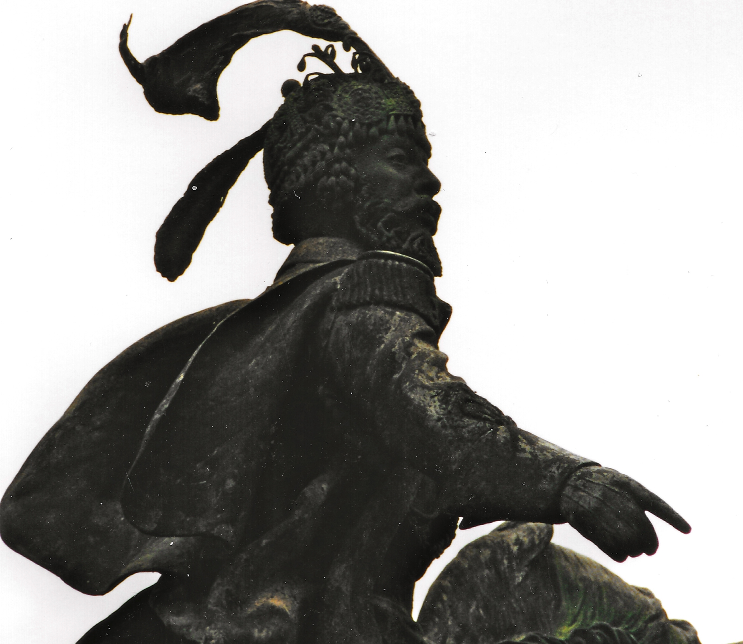Equestrian statue of Chandra Shamsher in Kathmandu Nepal