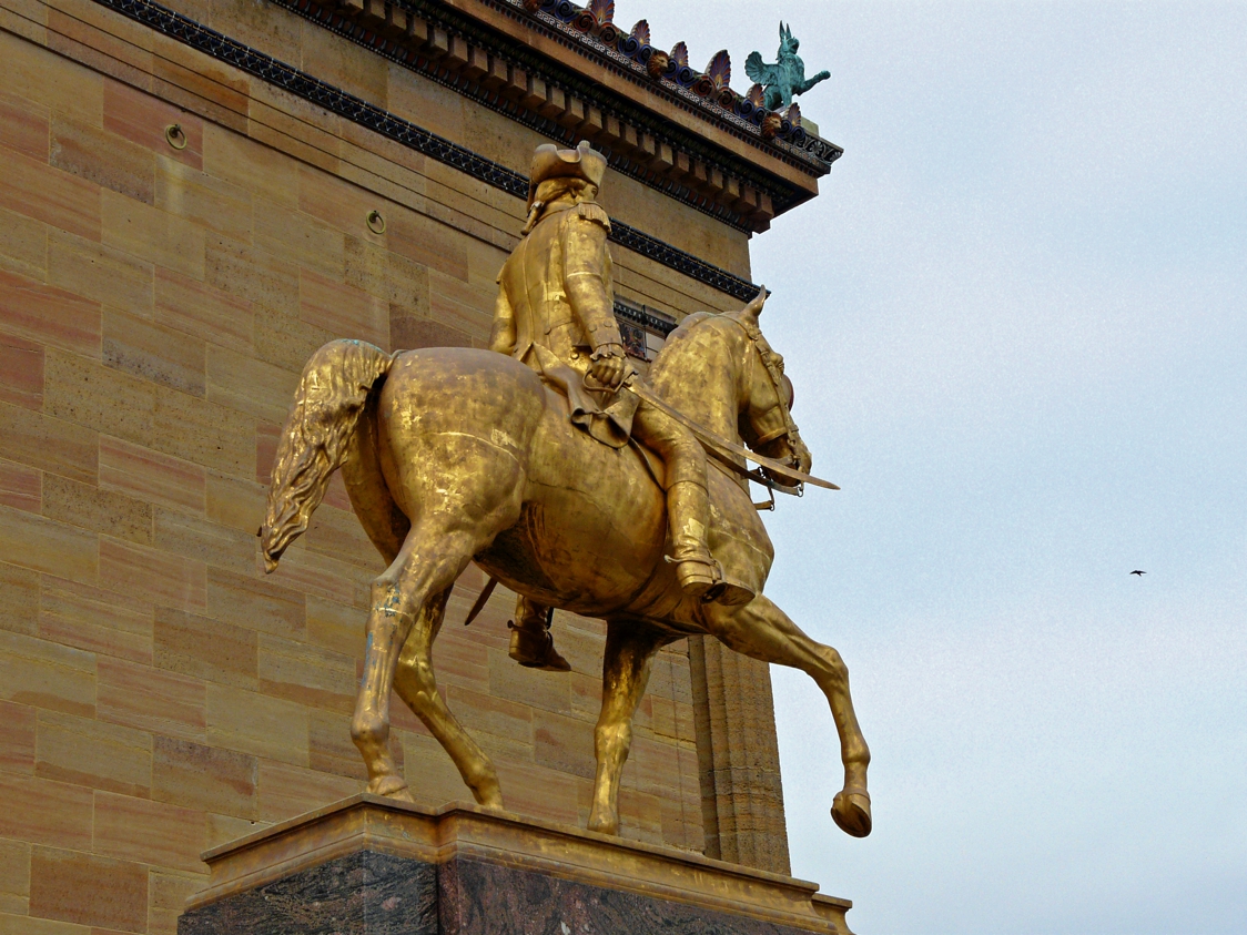 Equestrian statue of Anthony Wayne in PA Philadelphia US