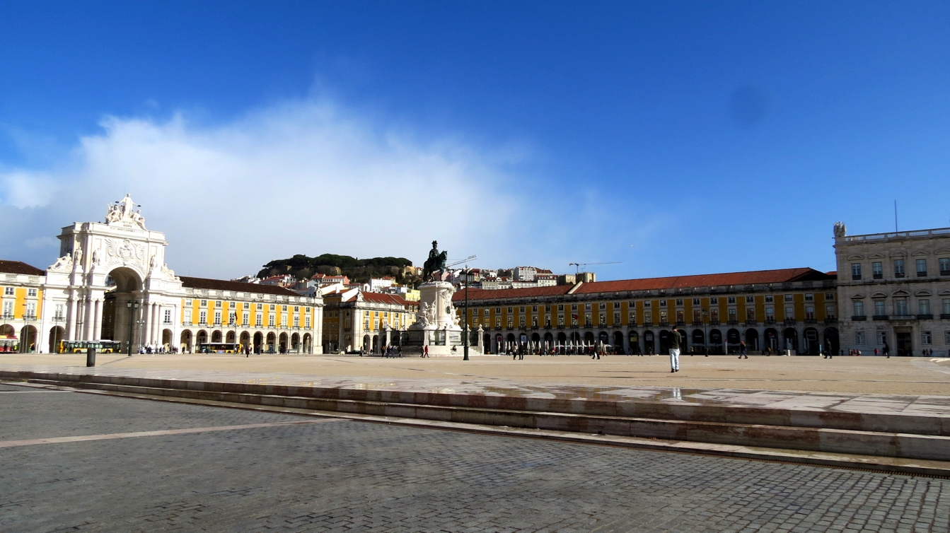 Equestrian statue of Josepho I in Lisbon Portugal