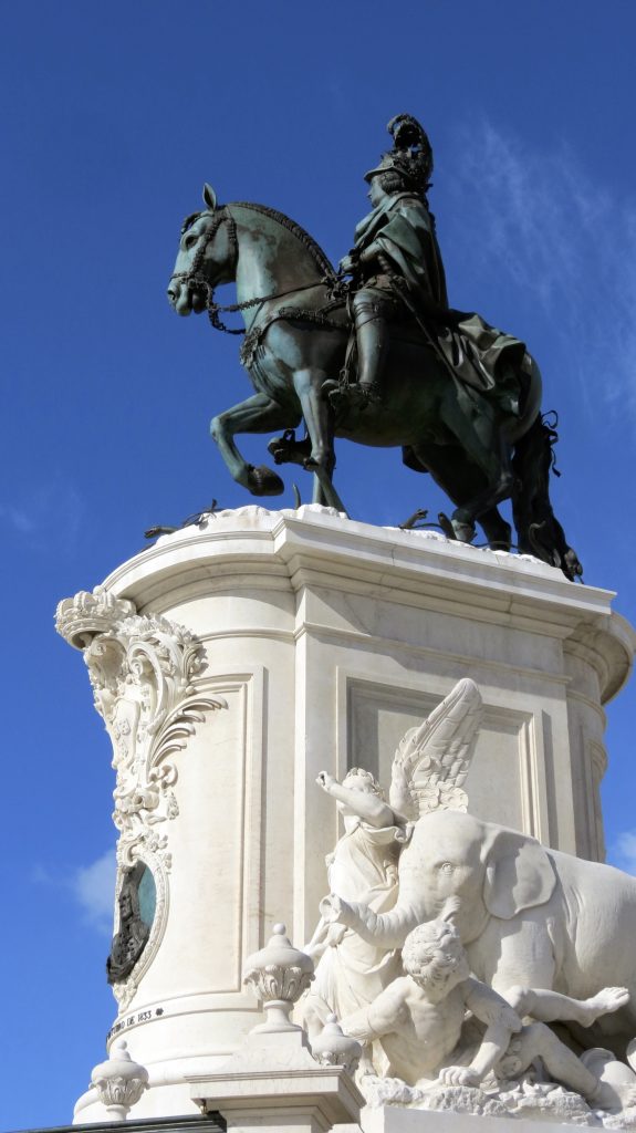 Equestrian statue of Josepho I in Lisbon Portugal