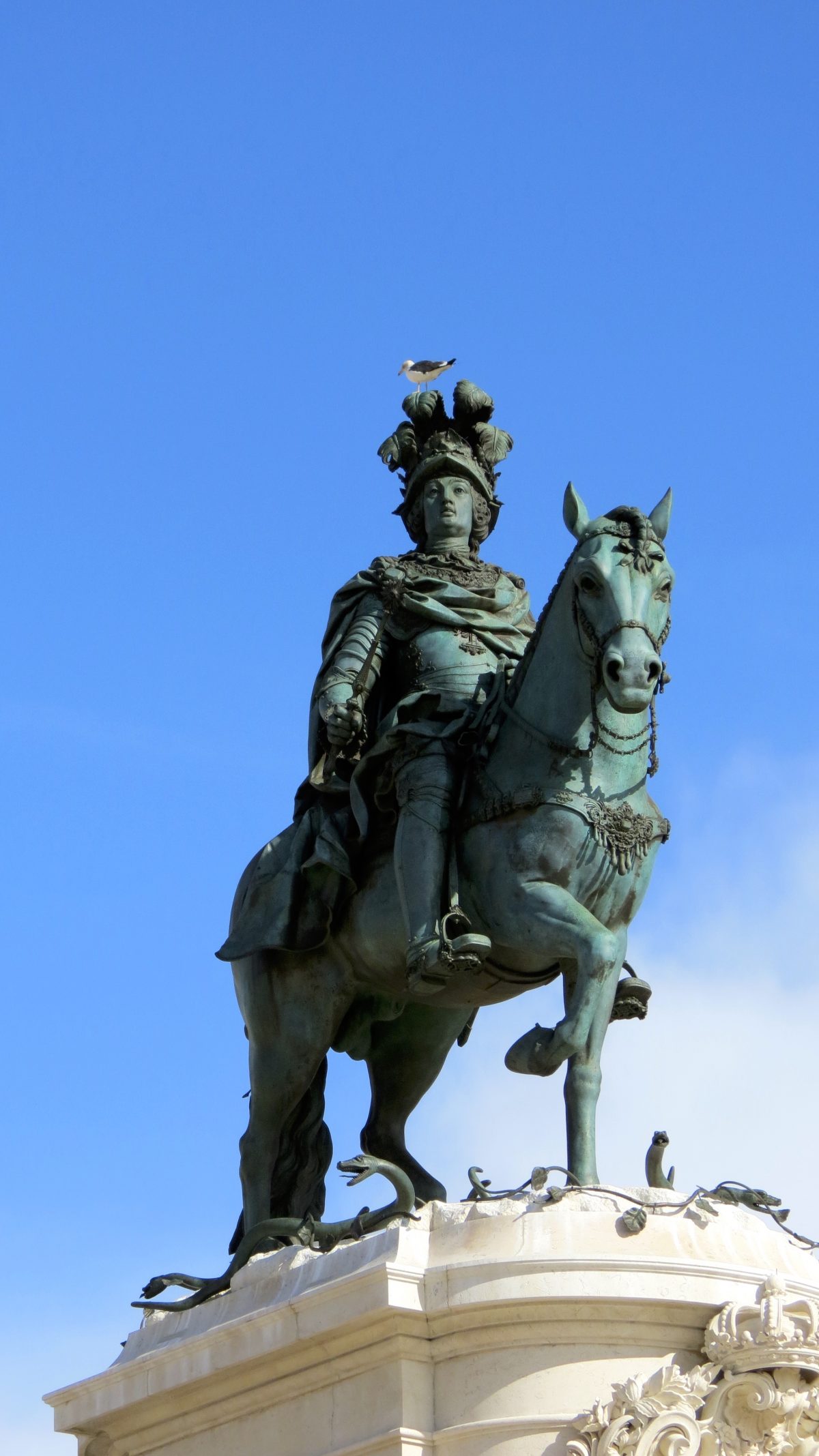Equestrian statue of Josepho I in Lisbon Portugal