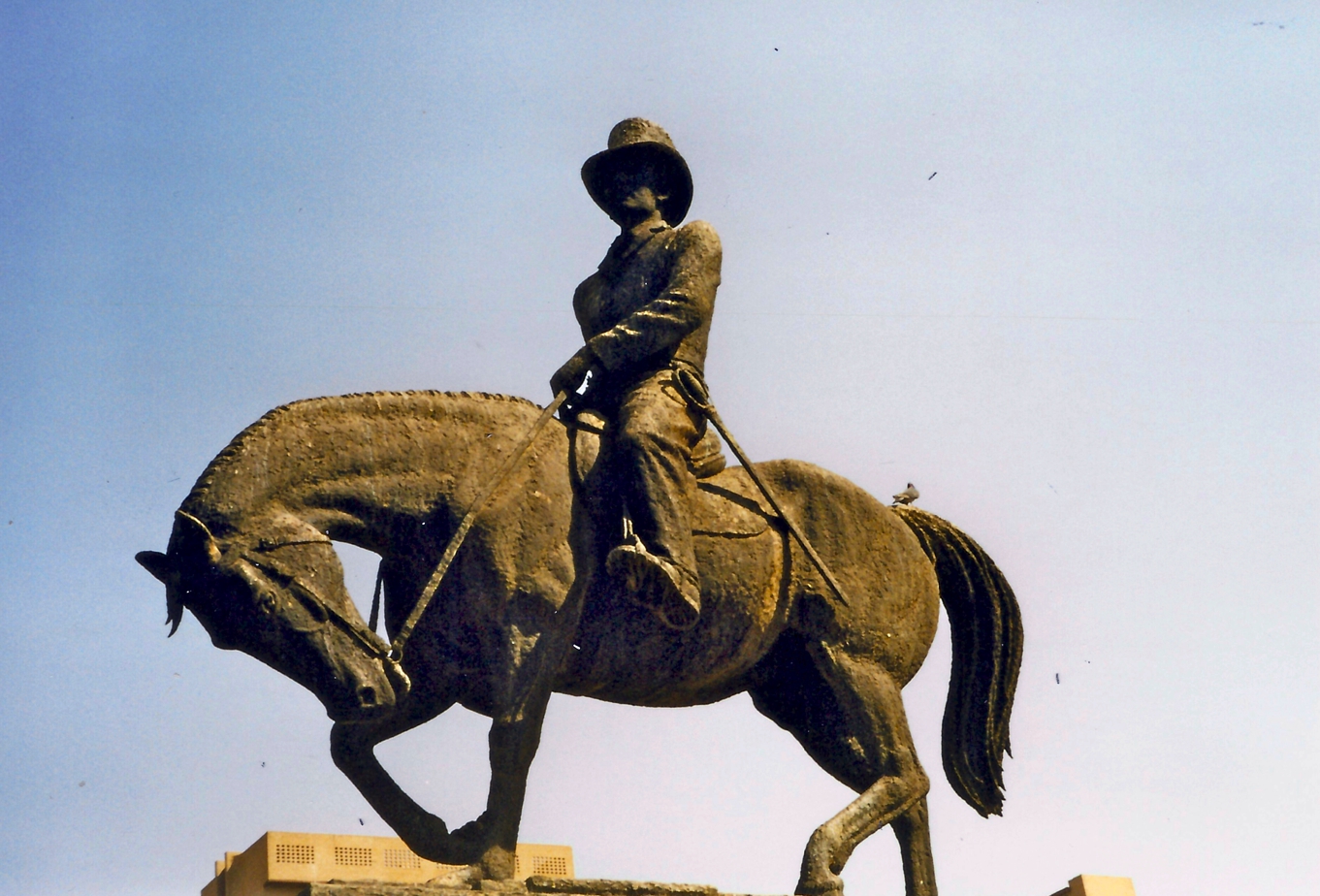 Equestrian statue of Andries Pretorius in Pretoria South Africa