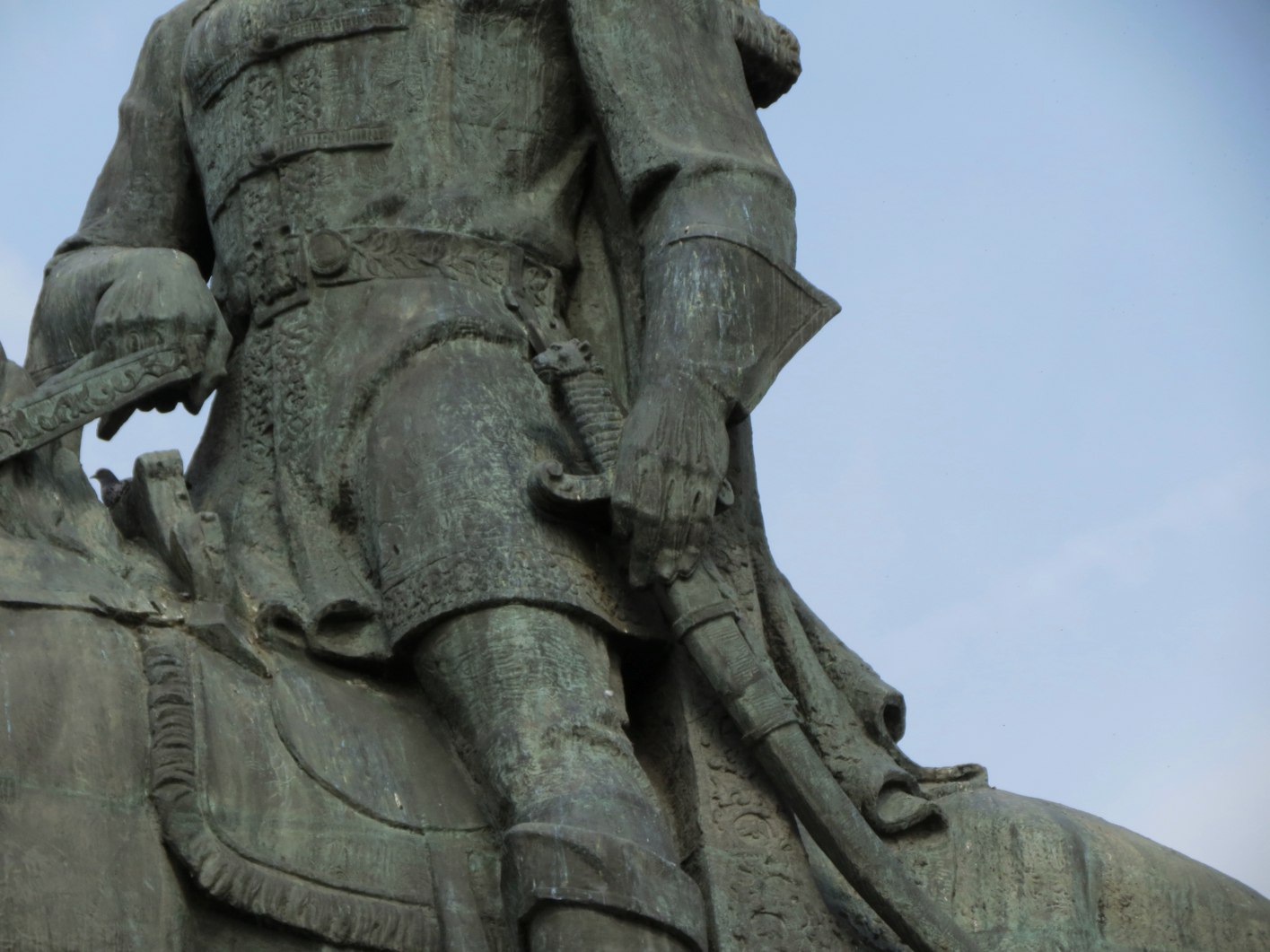 Equestrian statue of Michael the Brave in Cluj-Napoca Romania